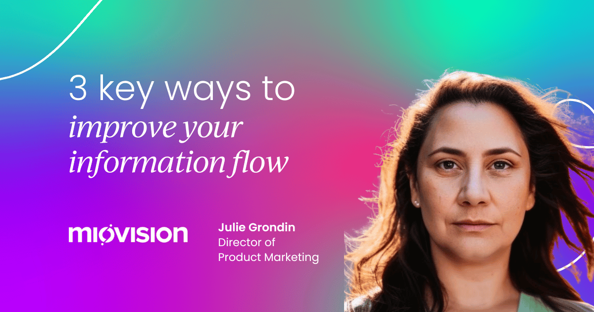 3 key ways to improve information flow and decision-making