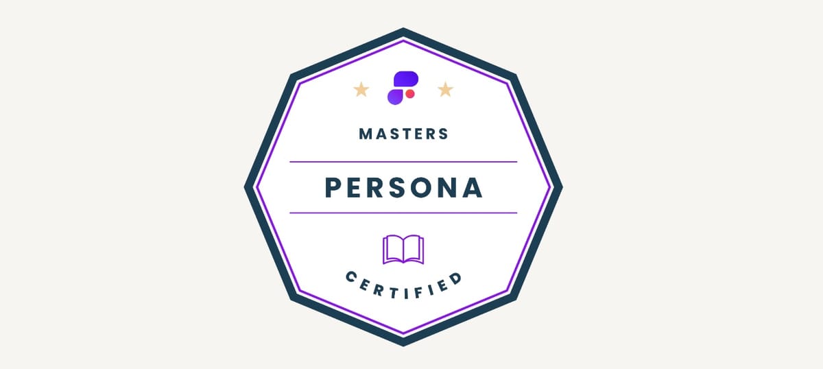 Take your personas to the next level. Get persona certified